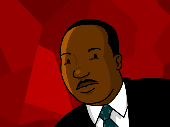 Martin Luther King Jr Cartoon