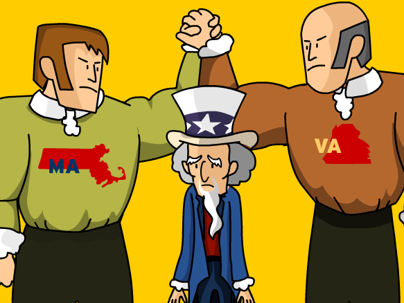 Articles Of Confederation Cartoon